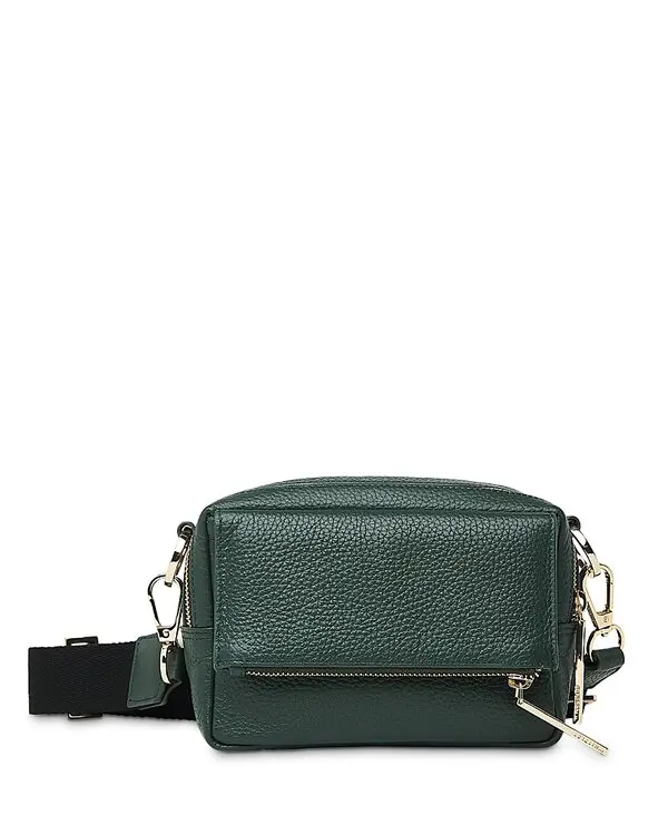 Whistles Bibi Leather Crossbody Bag - Green