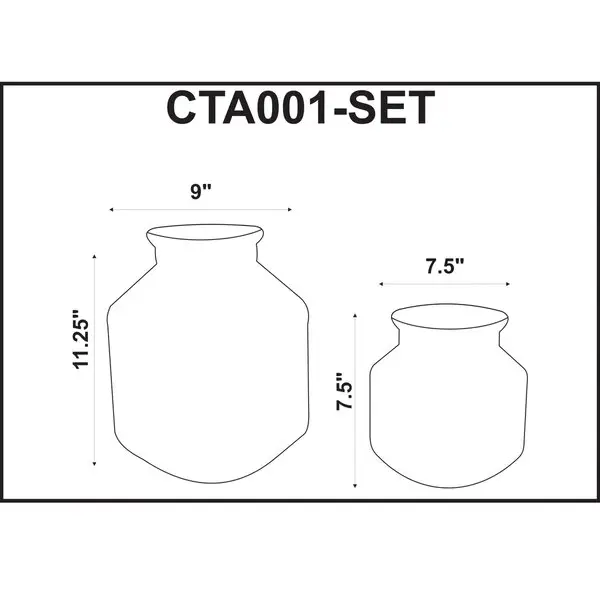 Livabliss Catalana Vase, Set Of 2