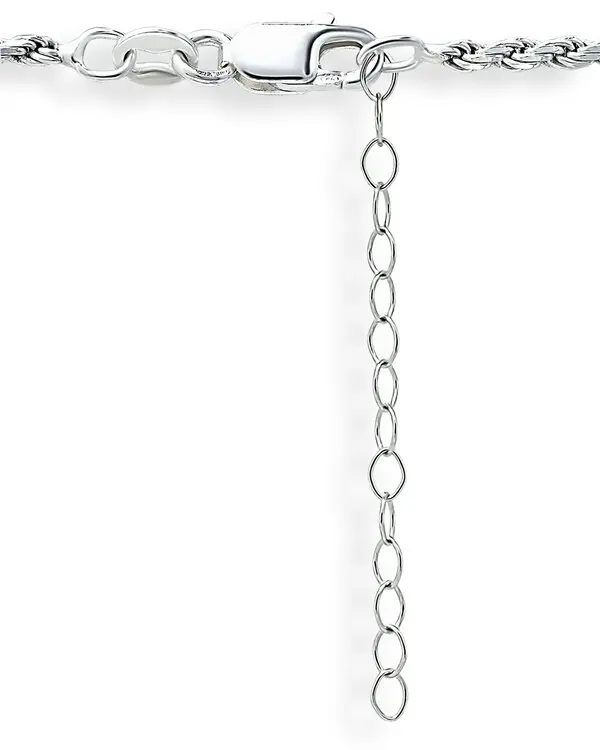 Aqua Rope Chain Necklace
