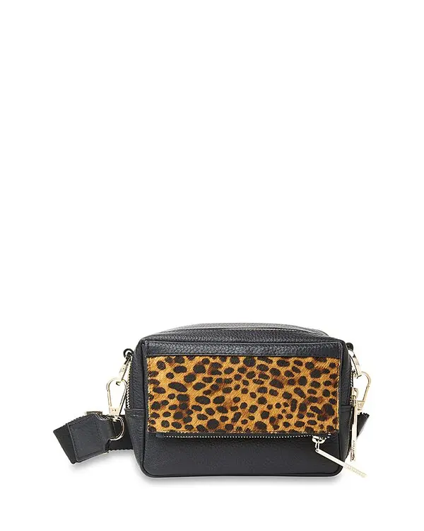 Whistles Bibi Leopard Printed Crossbody Bag