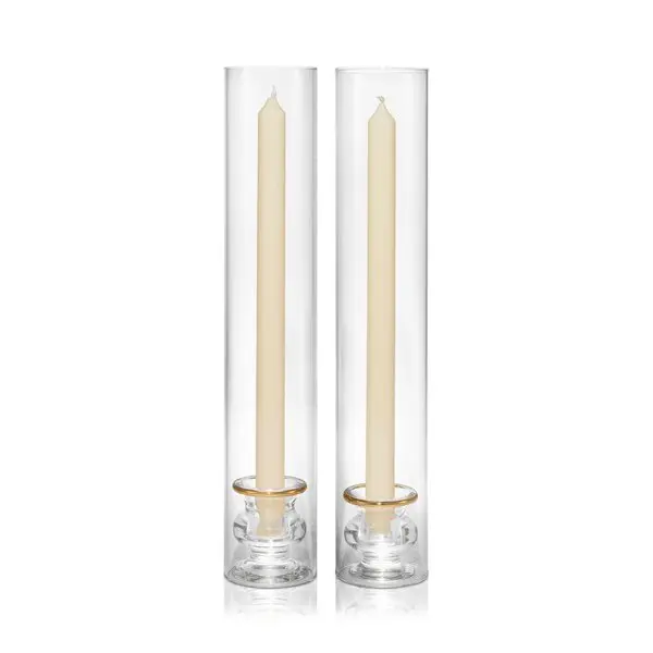 Aerin Sancia Taper Holder With Sleeve, Set Of 2