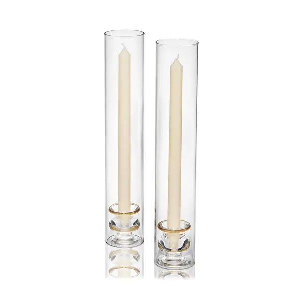 Aerin Sancia Taper Holder With Sleeve, Set Of 2