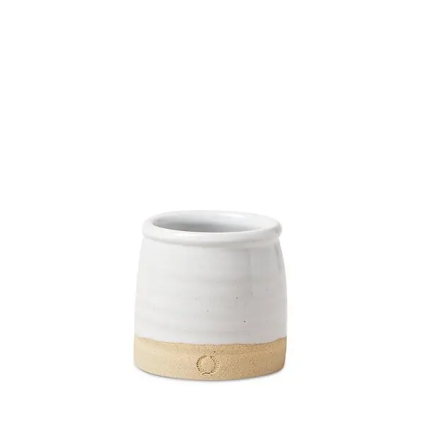 FARMHOUSE POTTERY Beehive Crock, Mini - Open White
