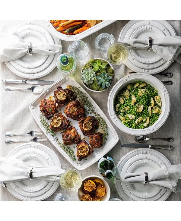 JULISKA French Panel 16 Piece Dinnerware Set, Service For 4