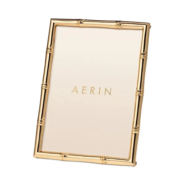 Aerin Ava Bamboo Frame, 5 X 7 - Gold