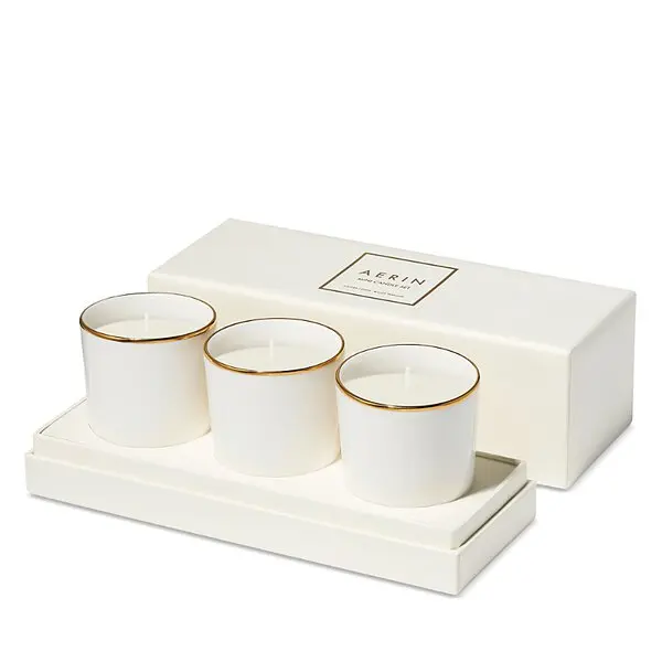 Aerin Mini Scented Candle Trio - Cream