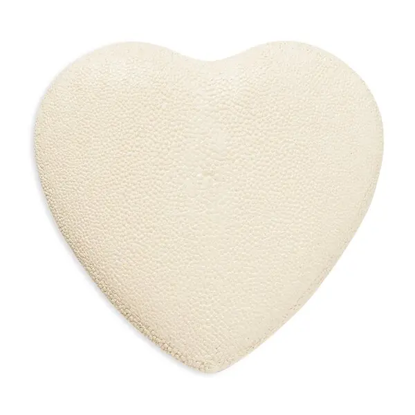 Aerin Faux Shagreen Heart Hand Mirror