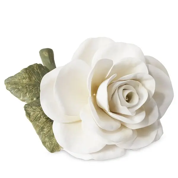 Aerin Porcelain Rose Decor - White