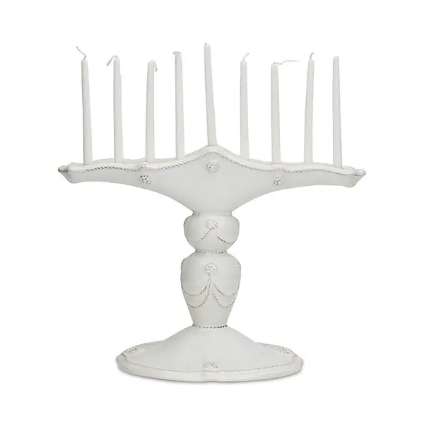 JULISKA Berry & Thread Menorah - Whitewash