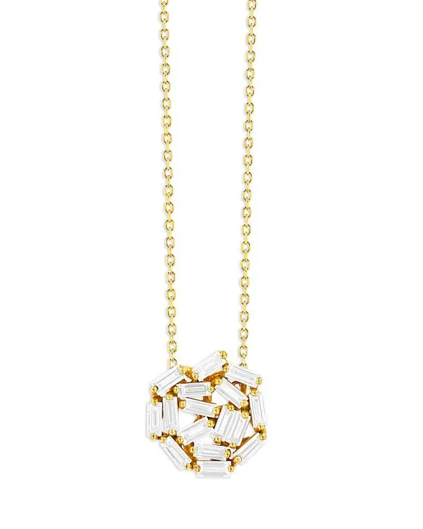 SUZANNE KALAN 18k Yellow Fireworks Diamond Necklace - Gold