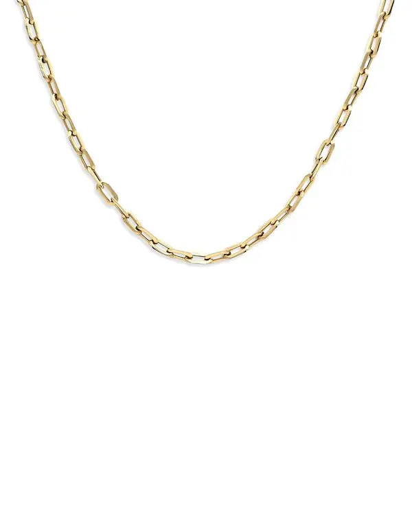 Bloomingdale'S Knife Edge Wire Paperclip Necklace - Gold