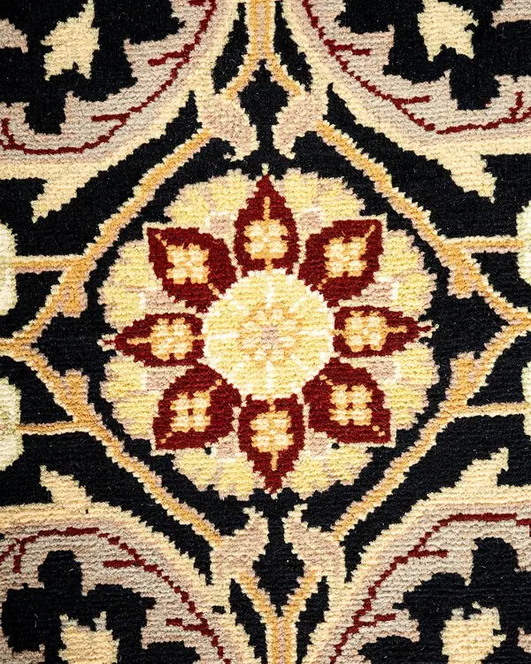 Bloomingdale'S Mogul M1342 Area Rug, 9'1 X 12'4 - Black