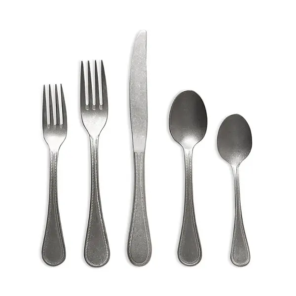 FARMHOUSE POTTERY Coventry Flatware Place Setting - Silver