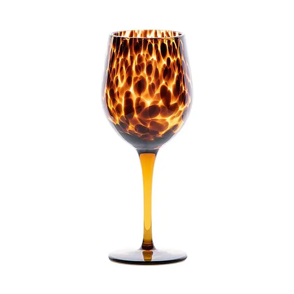 JULISKA Puro Tortoiseshell Wine Glass - Espresso
