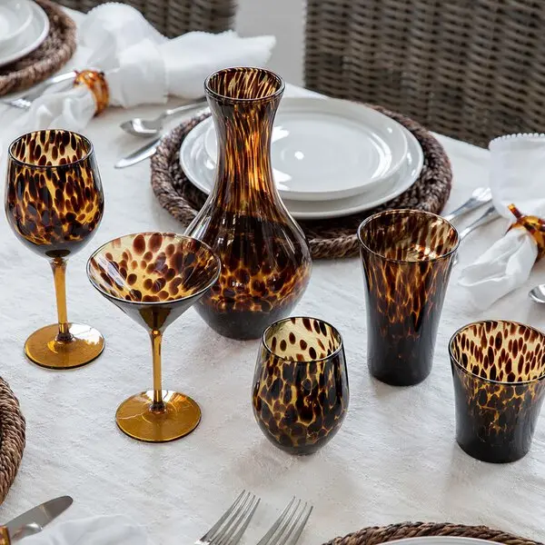 JULISKA Puro Tortoiseshell Wine Glass