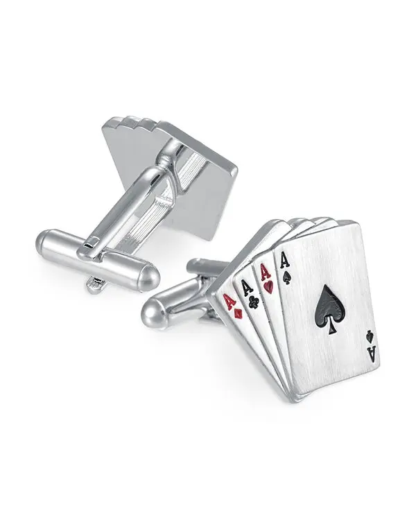 LINK UP Playing Card Cufflinks - No Color