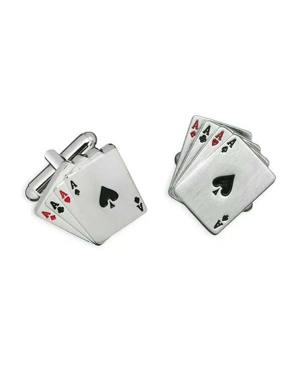 LINK UP Playing Card Cufflinks