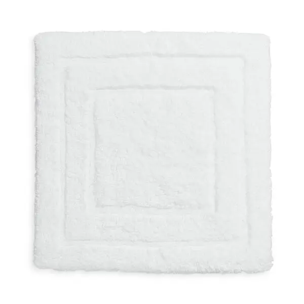 ABYSS & HABIDECOR Caress Square Bath Rug, 23 Exclusive - White