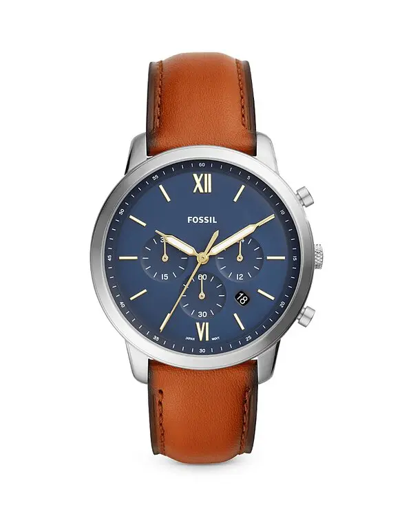 Fossil Neutra Chronograph - Blue/brown