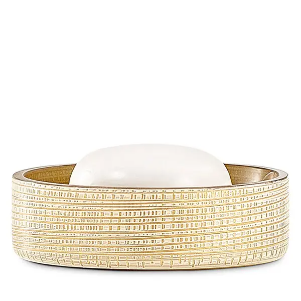 LABRAZEL Woven Soap Dish - Gold/ivory