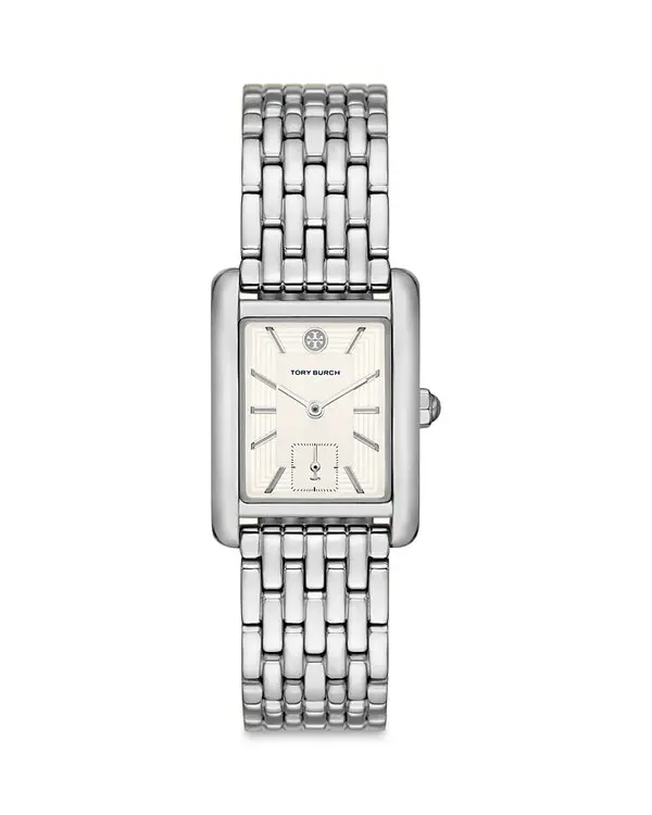 Tory Burch The Eleanor Stainless Steel Watch, 25mm - Silver