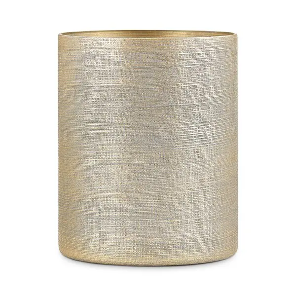 LABRAZEL Woven Waste Basket - Silver/gold