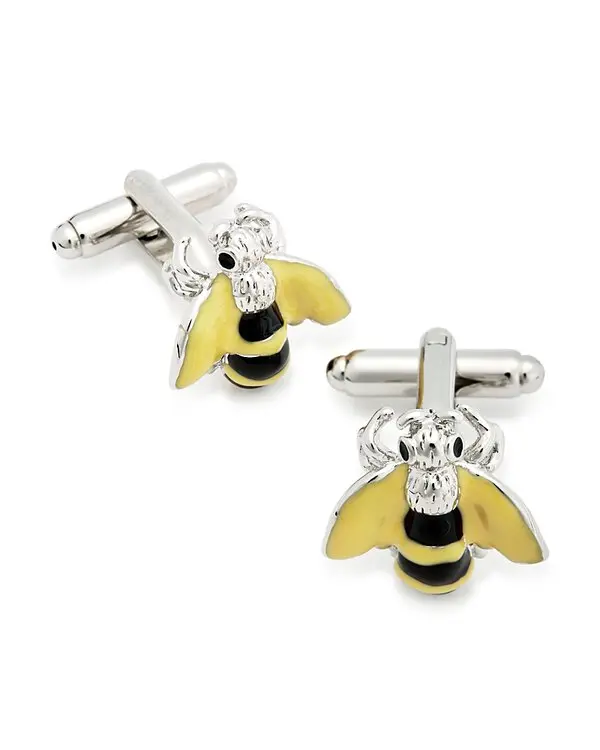 LINK UP Bumble Bee Cufflinks - Yellow