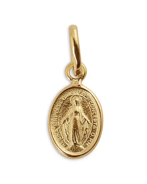 Gigi Clozeau 18k Yellow Madone Medallion Pendant - Gold