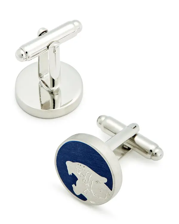 LINK UP Roaring Tiger Cufflinks - Blue