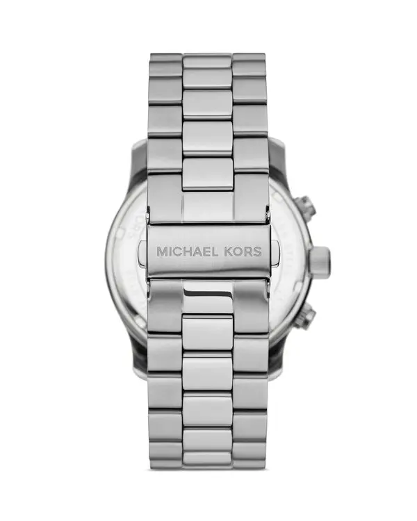 Michael Kors Runway Chronograph Watch, 45mm - Blue/Silver 