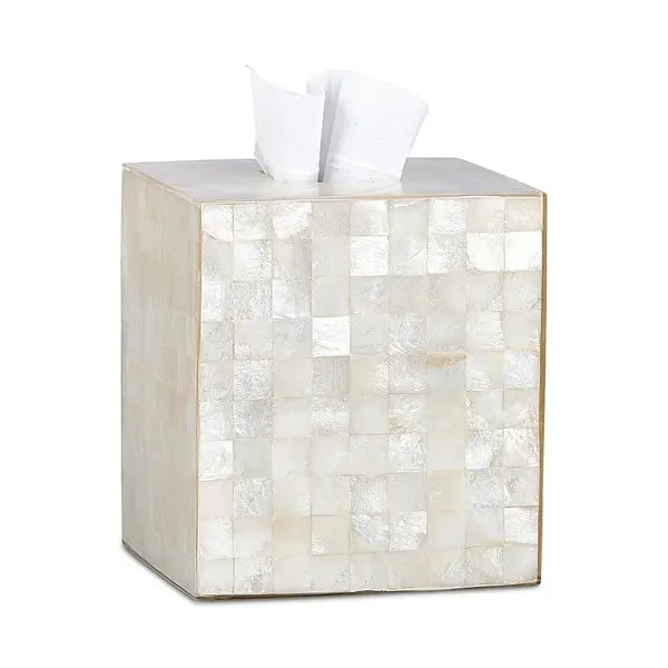 LABRAZEL Capiz Tissue Cover - Ivory