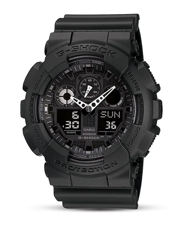 G-Shock G Shock Oversized Analog/digital Combo Watch, 55 X 51 Mm - Black