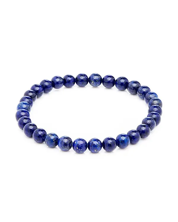 LINK UP Lapis Lazuli Bead Elastic Bracelet - Blue