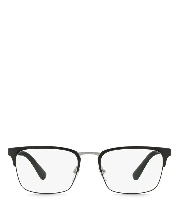 Prada Rectangle Eyeglasses, 57mm