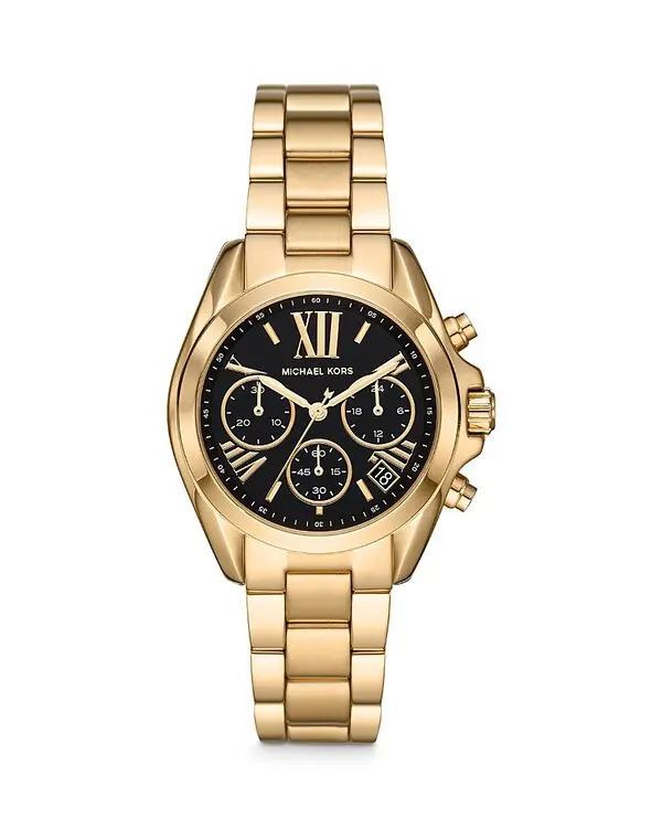 Michael Kors Bradshaw Chronograph, 36mm - Black/gold