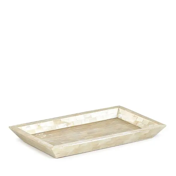LABRAZEL White Agate Tray - Opal Ivory