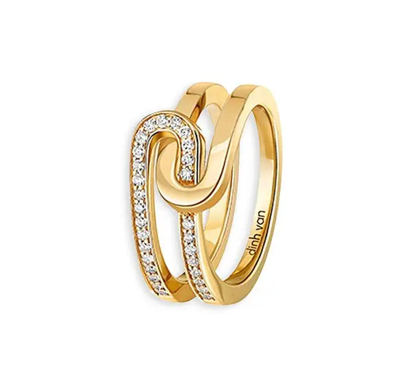 DINH VAN 18k Yellow Diamond Ring - Gold