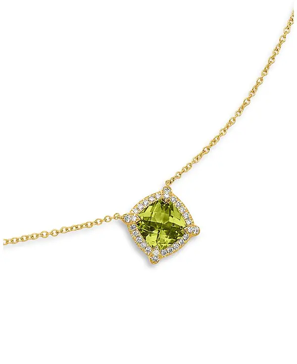 David Yurman Petite Chatelaine Pendant Necklace - Peridot