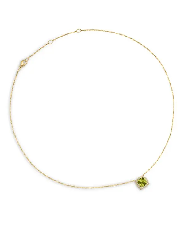 David Yurman Petite Chatelaine Pendant Necklace - Peridot