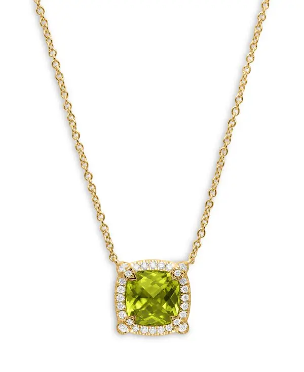 David Yurman Petite Chatelaine Pendant Necklace - Peridot