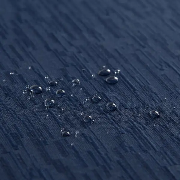 ELRENE HOME FASHIONS Continental Solid Texture Water And Stain Resistant Tablecloth, 60 X 84 - Navy