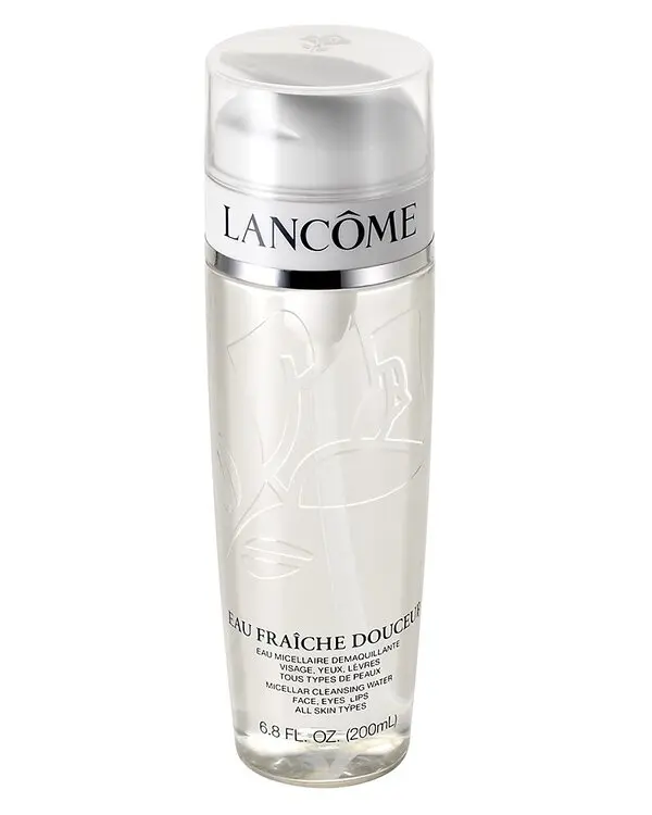 LANCOME Eau Fraiche Douceur Micellar Cleansing Water For Face, Eyes & Lips 13.5 Oz - No Color