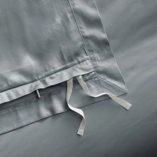 BOLL & BRANCH Boil & Branch Reserve Duvet Cover Set, King/cal King - Bluestone