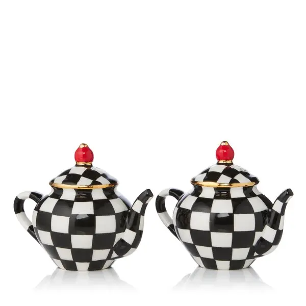 MACKENZIE-CHILDS Teapot Salt & Pepper Set