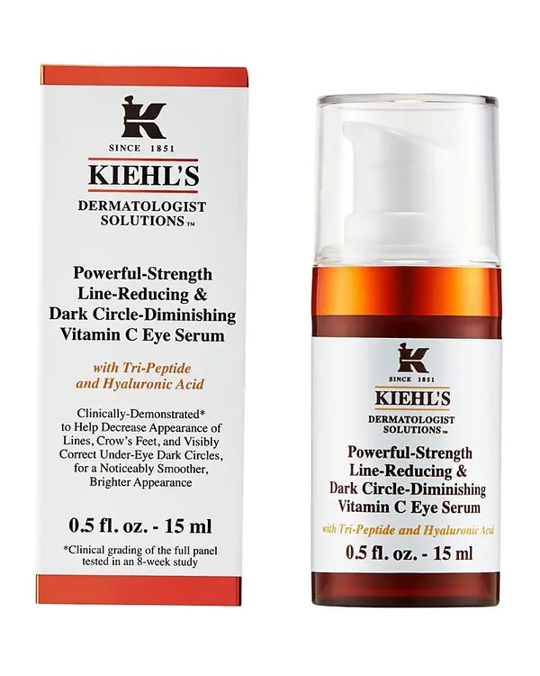 KIEHL'S SINCE 1851 Powerful-strength Dark Circle-reducing Vitamin C Eye Serum 0.5 Oz - No Color