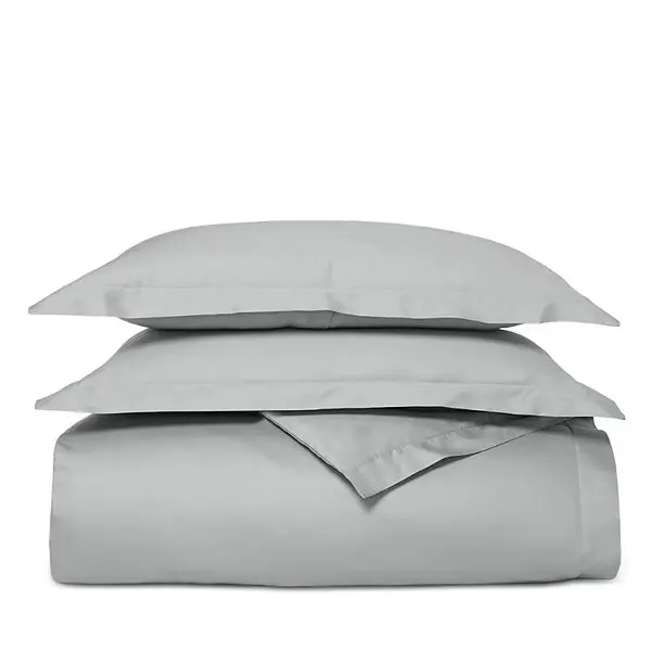 BOLL & BRANCH Percale Hemmed Duvet Set, Full/queen - Shore