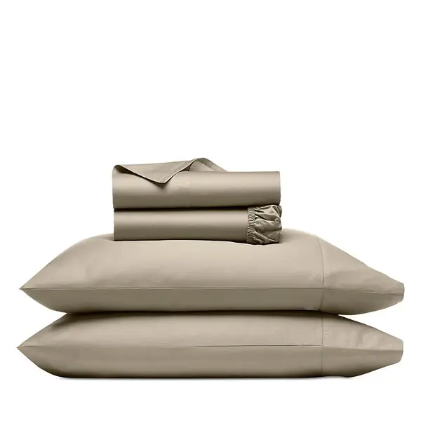 BOLL & BRANCH Percale Hemmed Sheet Set, Queen - Oak