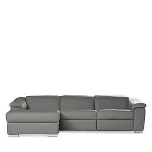 GIUSEPPE NICOLETTI 3 Piece Catania Motion Sectional - Torello 359 Visone