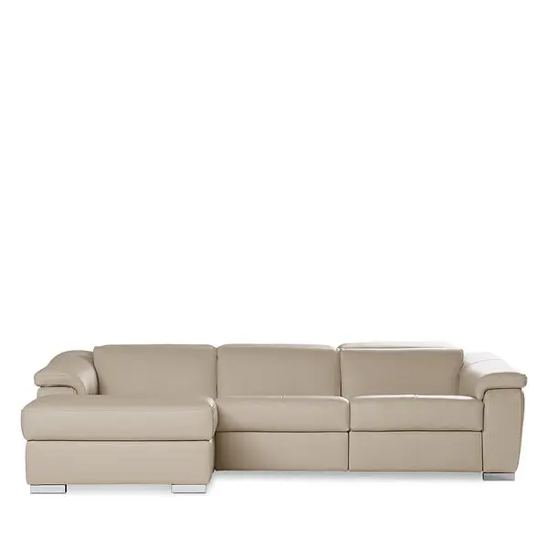 GIUSEPPE NICOLETTI 3 Piece Catania Motion Sectional - Torello Biscotto