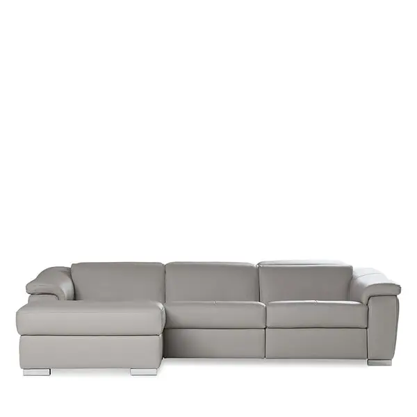 GIUSEPPE NICOLETTI 3 Piece Catania Motion Sectional - Torello Fango